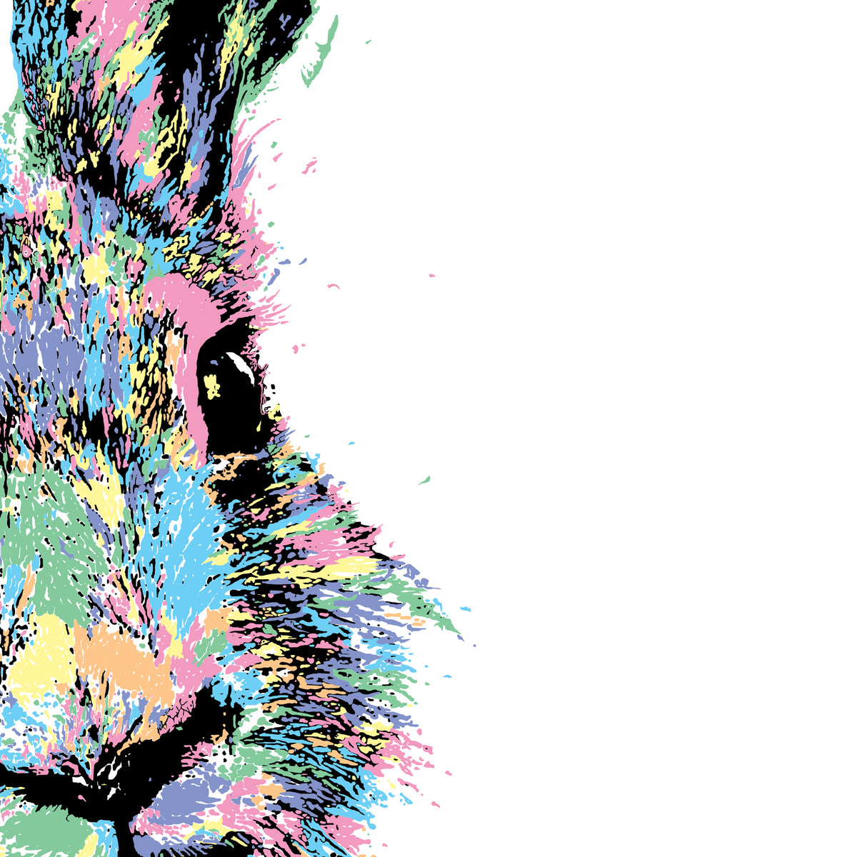 Florence the Hare | Rabbit Art by Sydney Animal Artist Atty