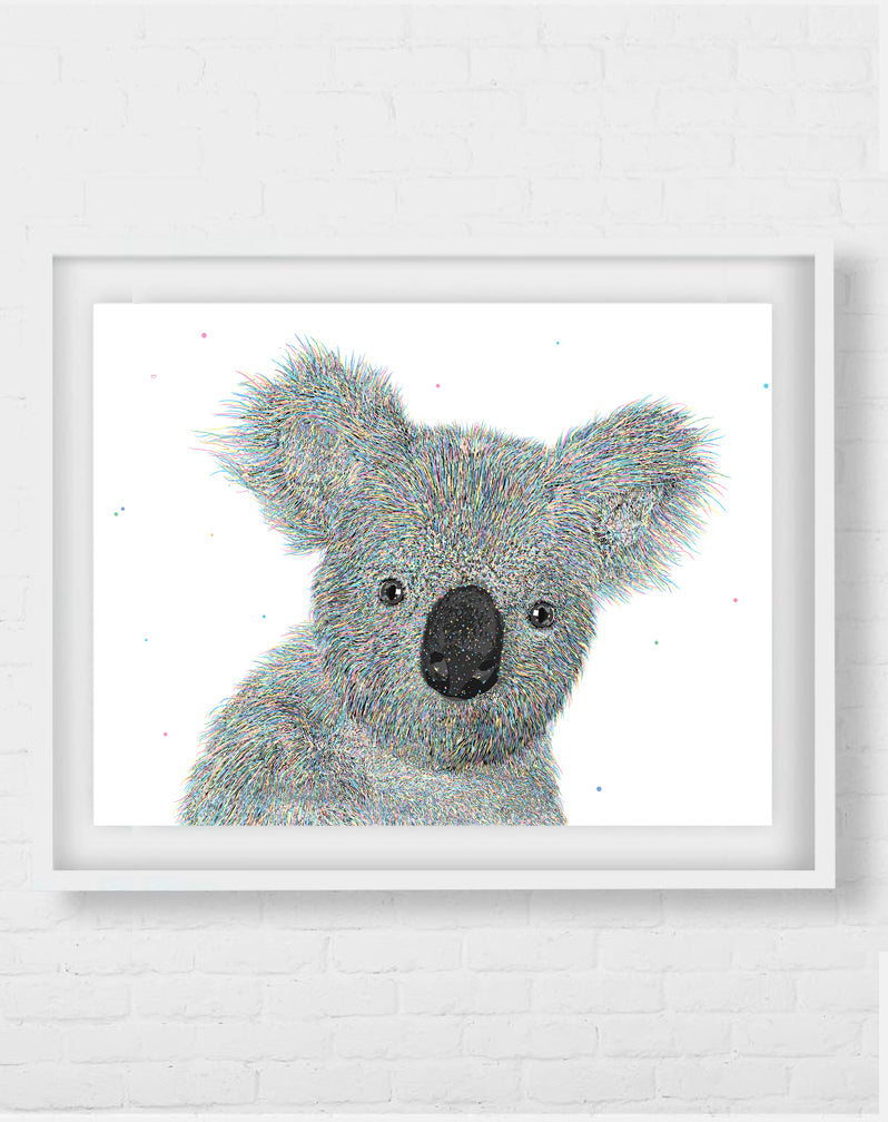 Lily the Koala | Koala Art Prints by Digital Artist Atty
