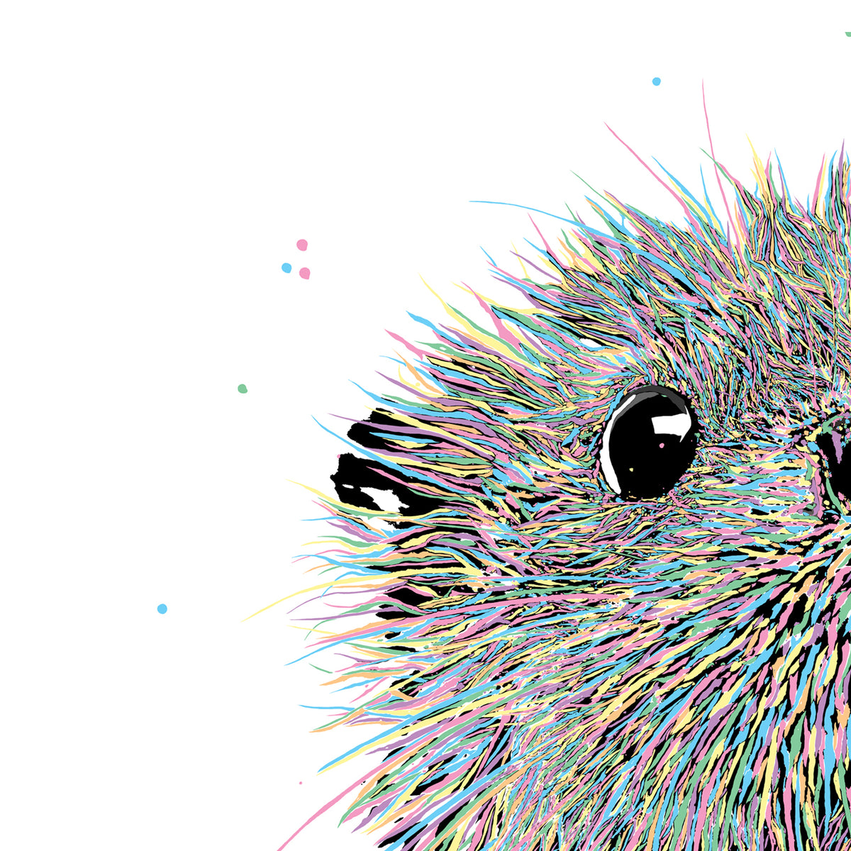 Monty The Otter | Otter Art by Digital Artist Atty